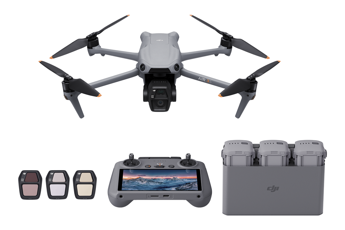 Shop DJI Air 3S Fly More Combo (DJI RC 2) | USA Shipping 🚚